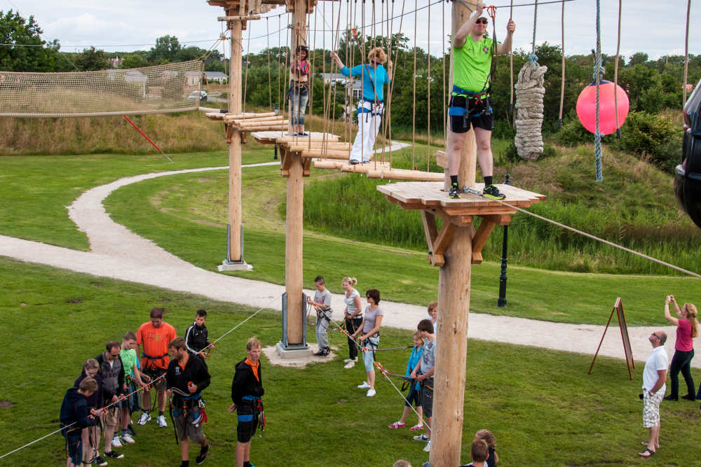 Climbing park on Texel | You’ll have the most fun with group activities ...