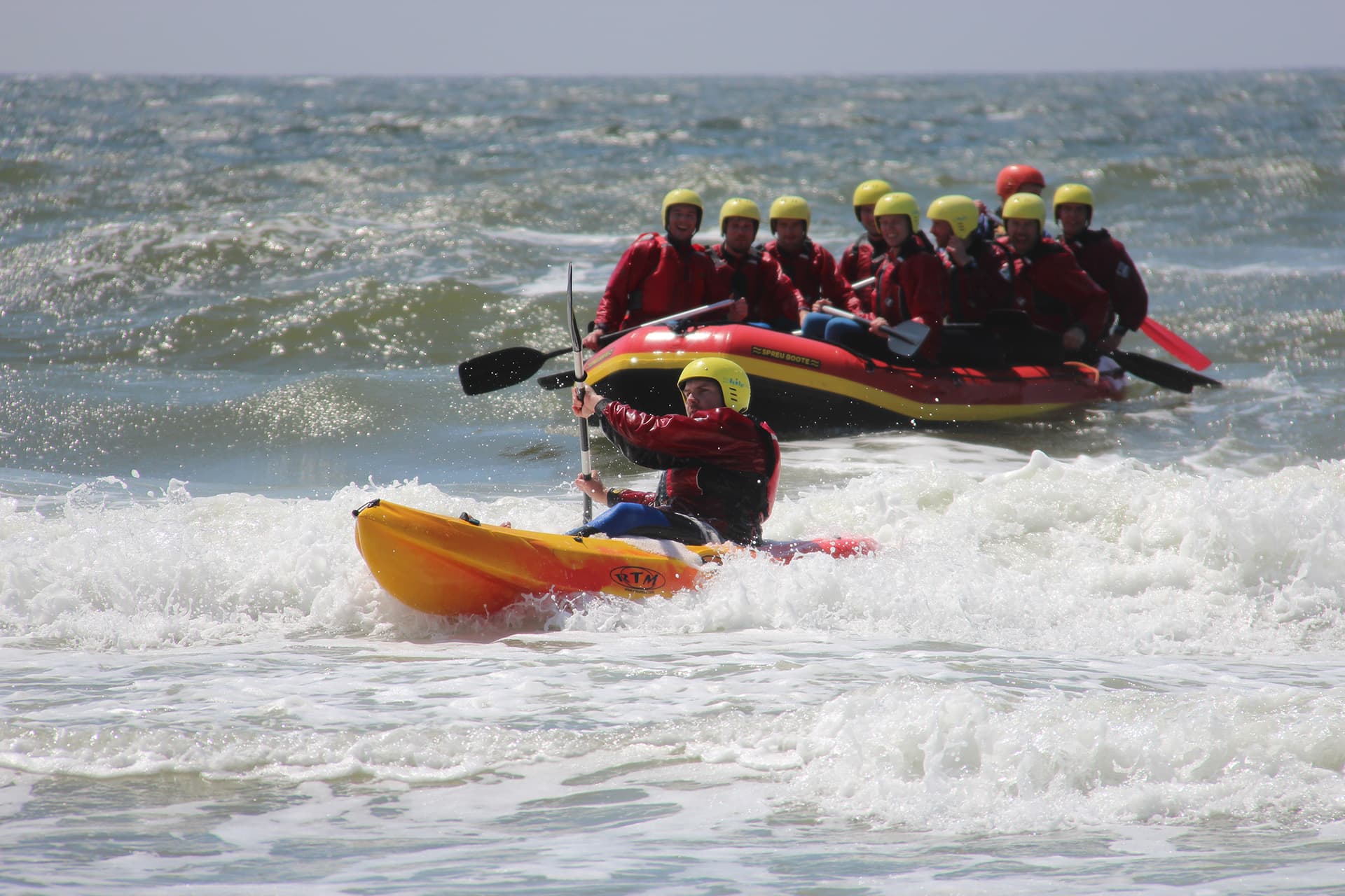 Surf kayaking and rafting | A Texeltip of De Krim Texel