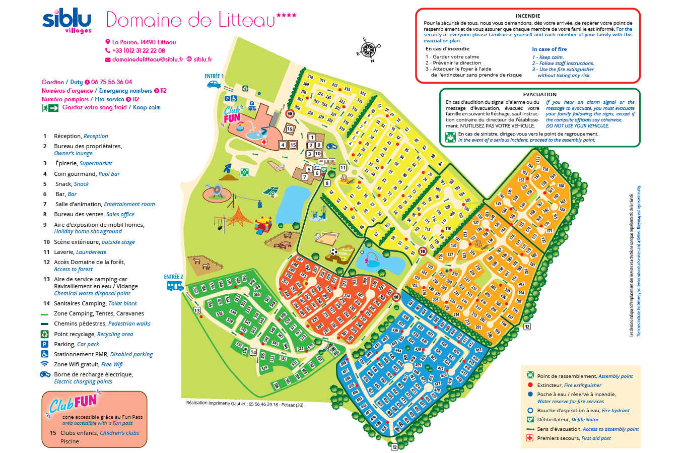 Camping Siblu Domaine de Litteau 4*, Litteau, Normandie, France avec ...